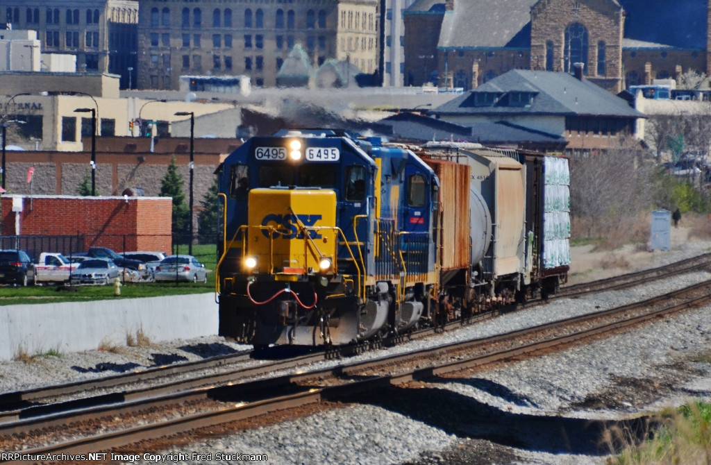 CSX 6495 has an identity crisis.